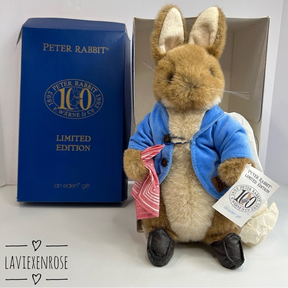 Eden | Toys | 993 Peter Rabbit Beatrix Potter 10th Anniversary Limited ...